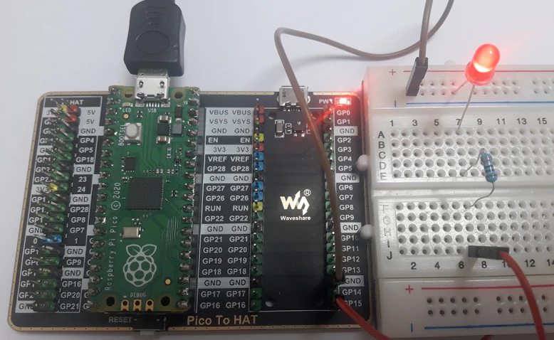 Control An Led Brightness With Pwm And Raspberry Pi Pico Lindevs 9821