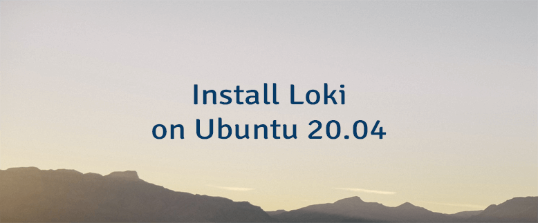Install Loki On Ubuntu 2004 Lindevs