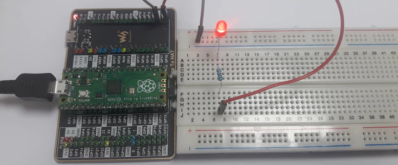 Control An Led Brightness With Pwm And Raspberry Pi Pico Lindevs 1162